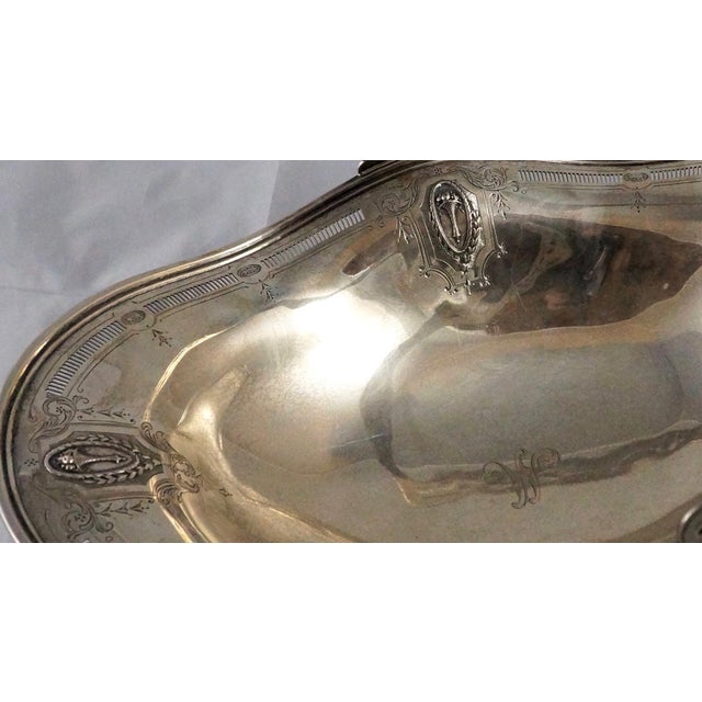 Circa 1915 Frank Whiting Sterling Silver Basket | Chairish