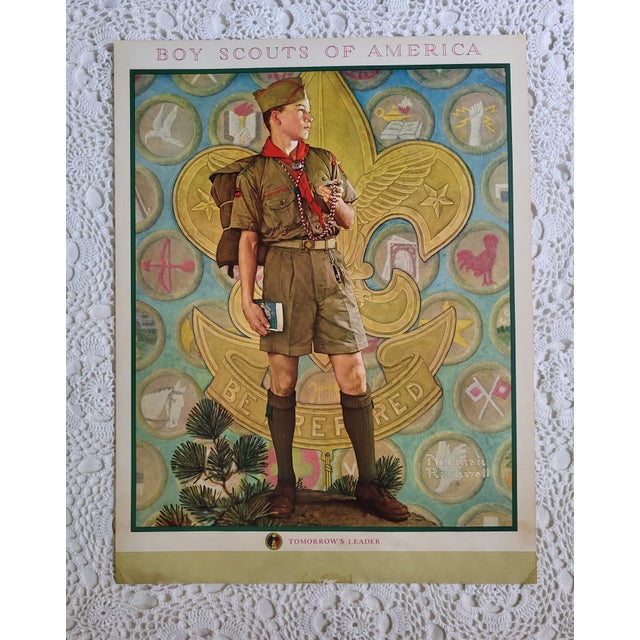 1950s Boy Scout of America Poster Art Print | Chairish