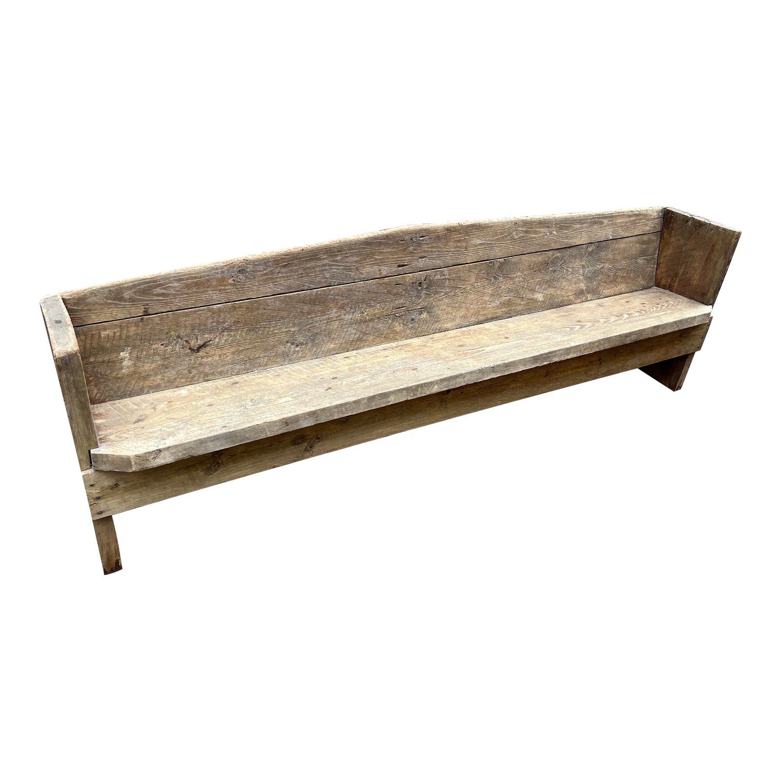 Archaic’s Primitive Rustic Farmhouse Pew Bench of Solid Reclaimed Heart ...