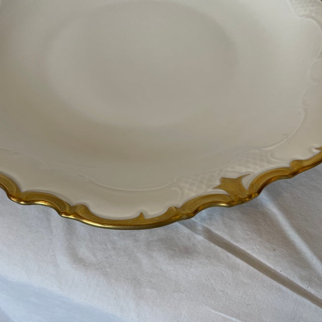 1930s Reichenbach Fine China Round Platter | Chairish