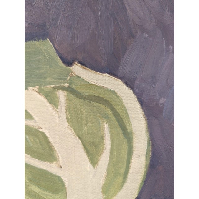1959 Mid-Century Modern "Cauliflowers" Swedish Vintage Still Life Oil ...