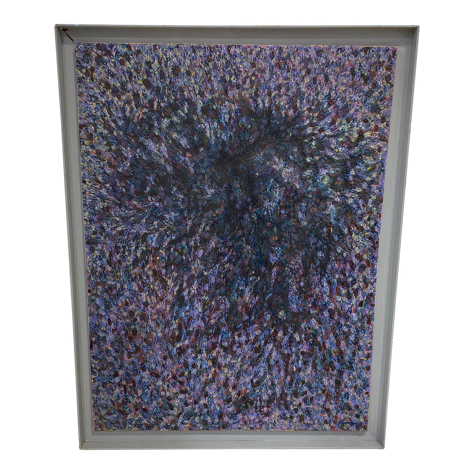 Abstract Expressionist Splatter Painting | Chairish
