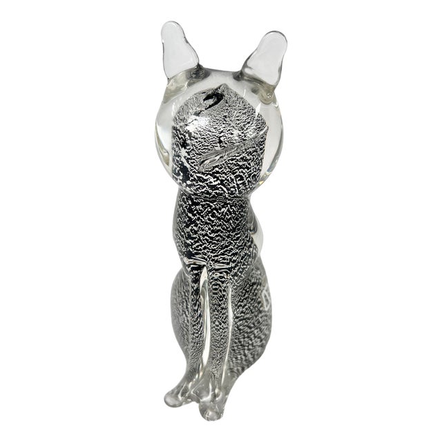 Glass Cat by Vincenzo Nason for Murano, 1960s | Chairish