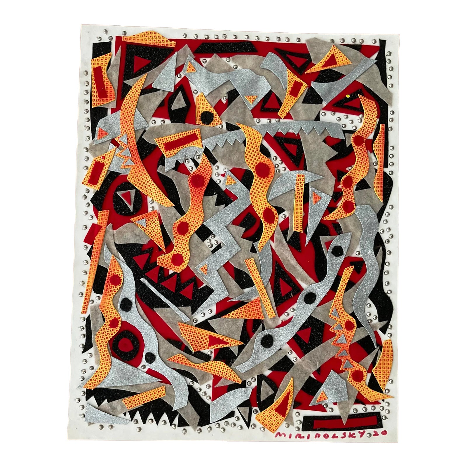 Mixed Media Collage, Fire Station, an Original by Andre Miripolsky ...