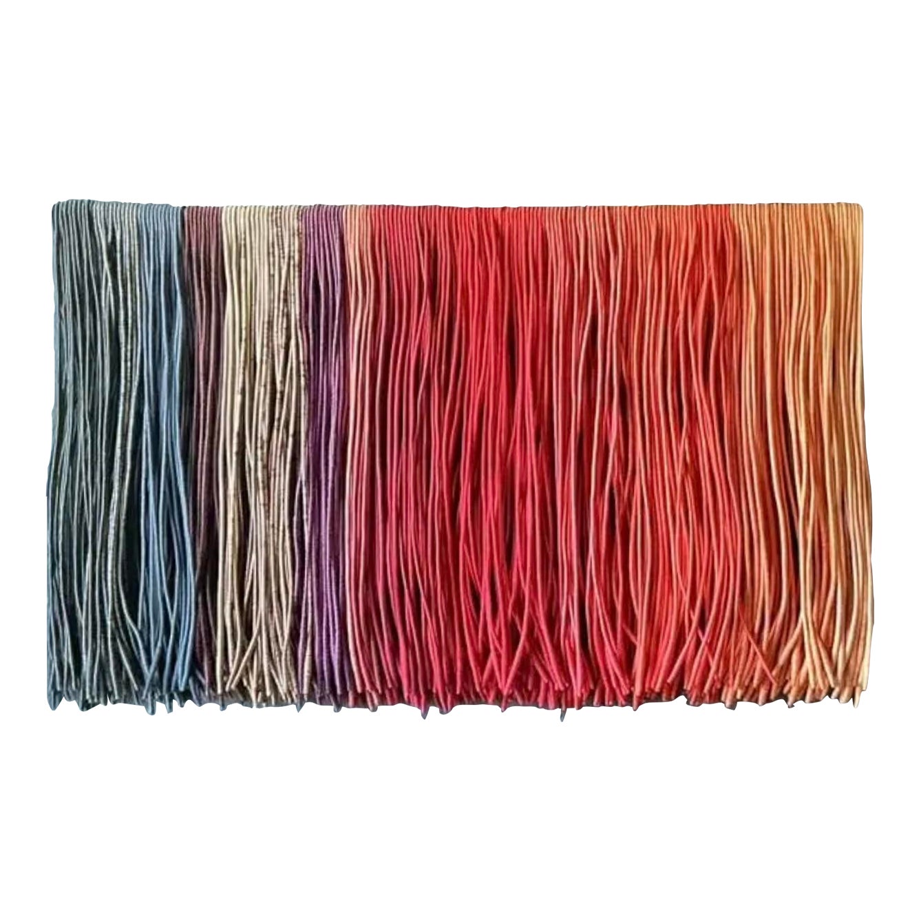 Vintage Boho 1980s Barbara Barron Monumental Fiber Art Wall Sculpture ...