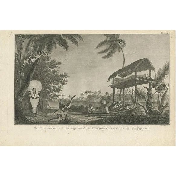 J. Cook, A Funeral Ritual, 1803, Print | Chairish