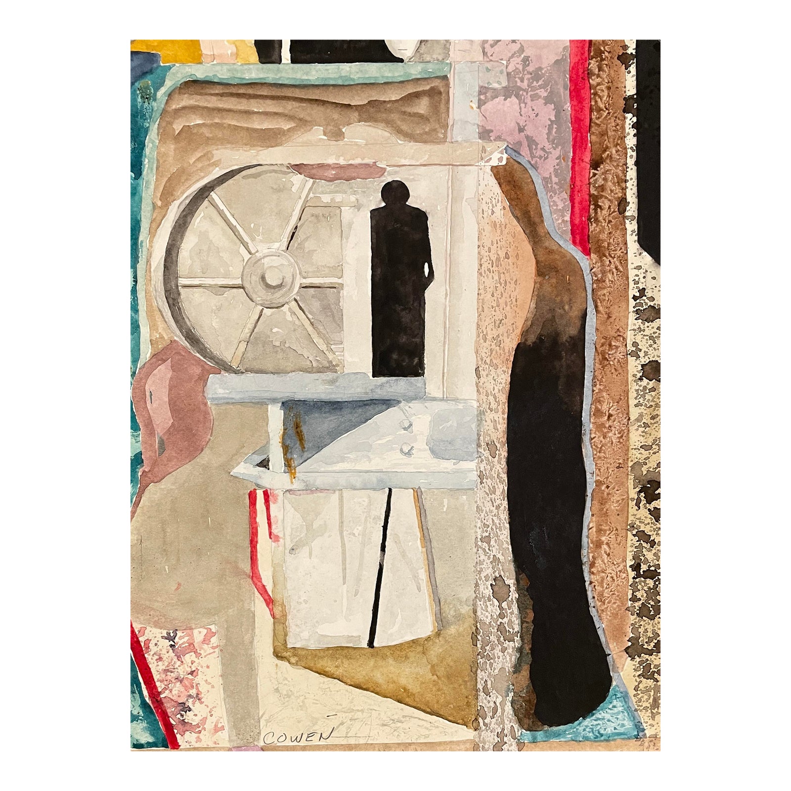 1990s Beth Cowen Modern Painting | Chairish