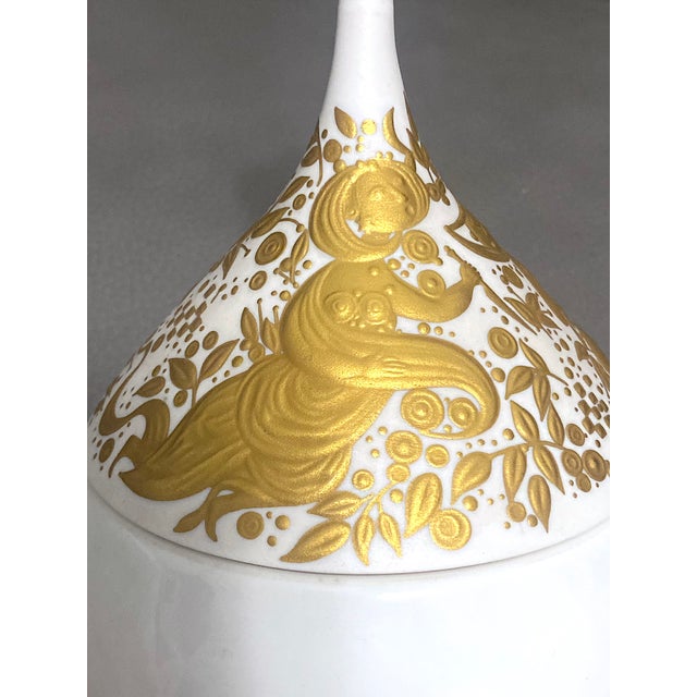 Rosenthal Bjørn Wiinblad Magic Flute Gold Sarastro Design Ceramic Bowl ...