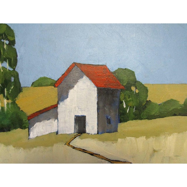 California Farmhouse & Barn Art Lynne French Landscape Oil Painting ...