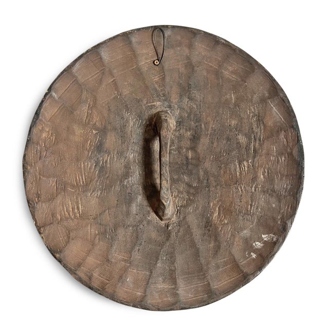Vintage Zulu Round Shield Wall Decor | Chairish
