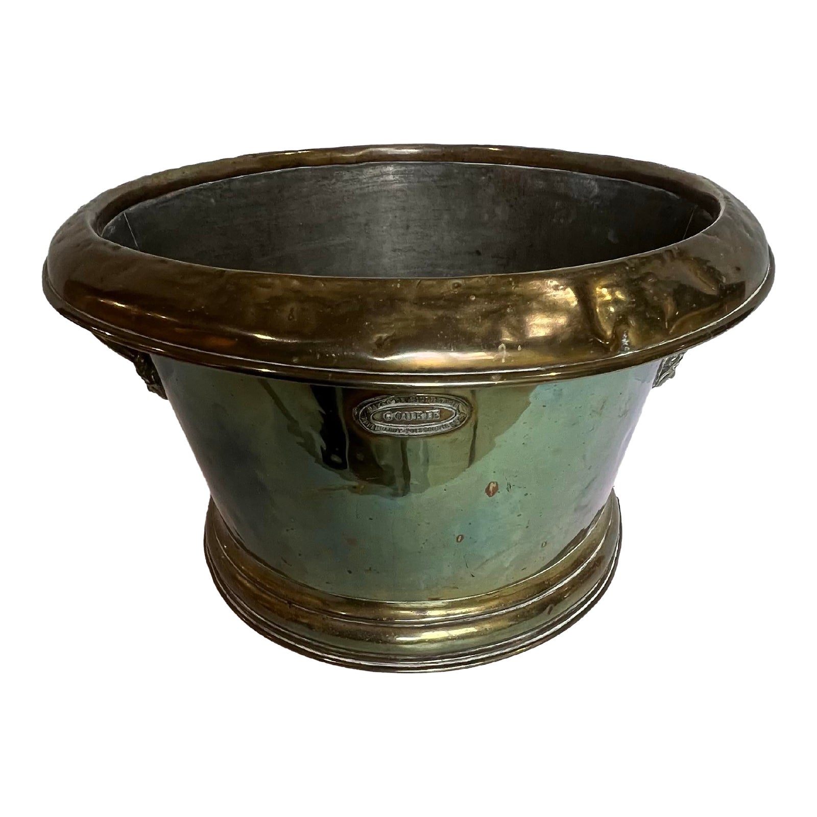 C. 1851 Gourie Bazar De l'Inoustrie Boulevardt Poissonnier 27 Brass ...