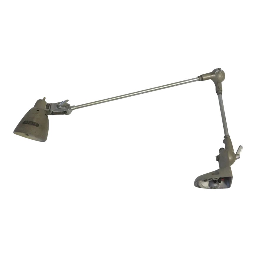 Industrial German Metal Table Lamp from Pfaff, 1950s | Chairish