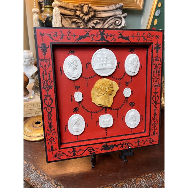 Grand Tour Classical Plaster Intaglio Arrangement in Square Hand ...