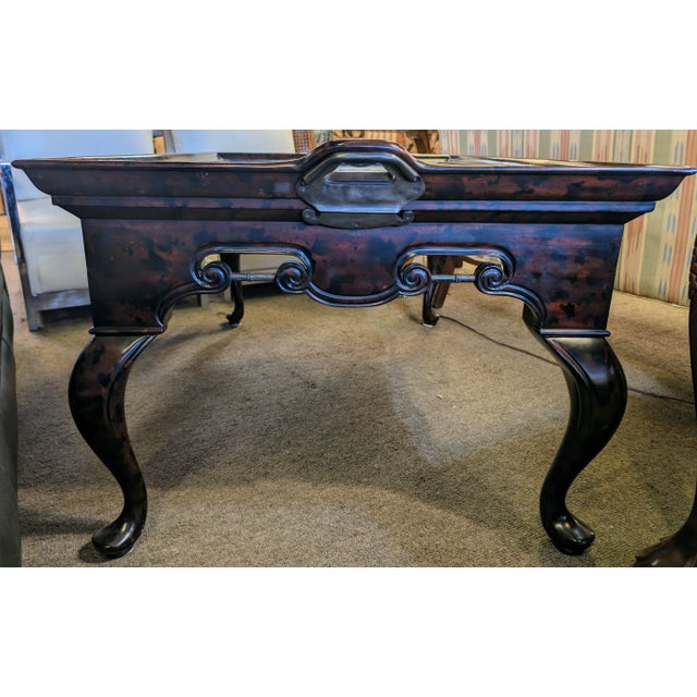 Late 20th Century Maitland Smith Oversized Coffee Table | Chairish