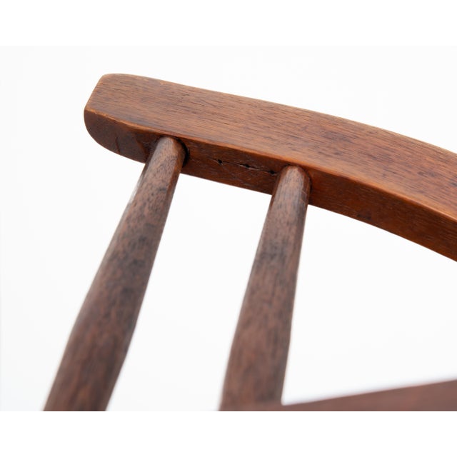 George Nakashima Grass Seat Dining Chair Frank Lloyd Wright Hagan House ...