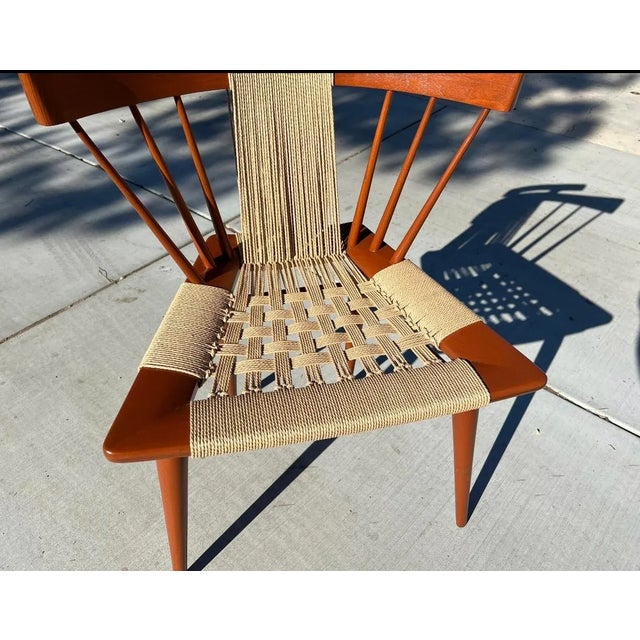 Mid Century Modern Edmond J Spence Yucatán Woven Chair Desk Dining ...