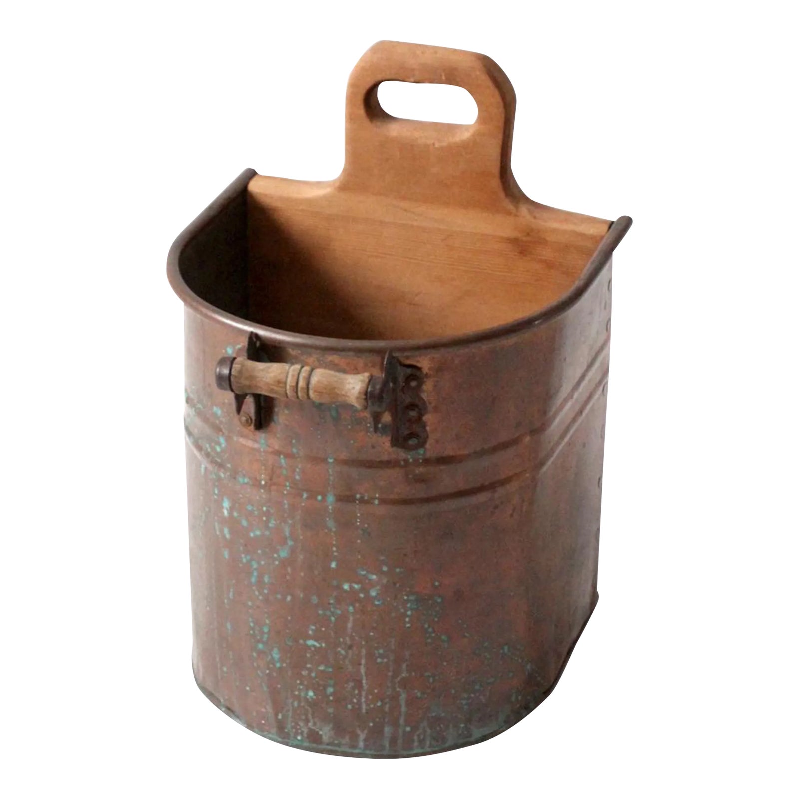 Vintage Copper Bucket | Chairish