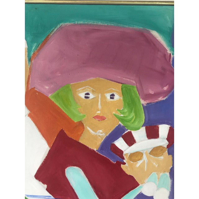 Original JoAnn Crisp Ellert Oil Painting on Canvas, Late 20th Century ...