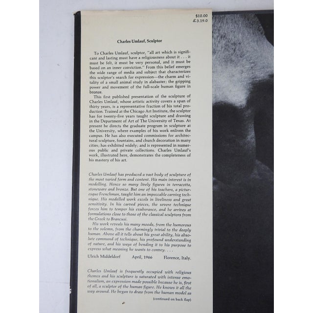 Vintage 1967 Charles Umlauf Sculptor Book | Chairish