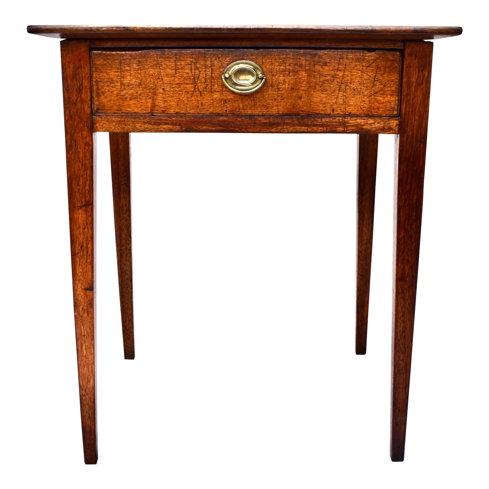 Early 19th C. Hepplewhite Work Table | Chairish