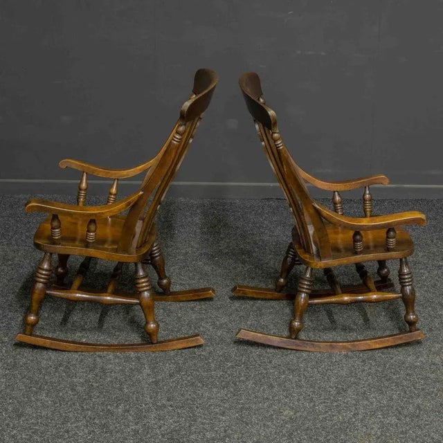 Victorian Rocking Chairs, Set of 2 | Chairish