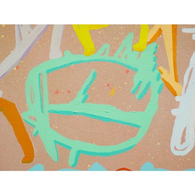 2022 "Supporting Cast 1" Colorful Pastel Contemporary Abstract Painting by Peter Healy | Chairish