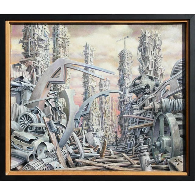 2005 "Legacy" Contemporary Surrealist Landscape Painting of an ...