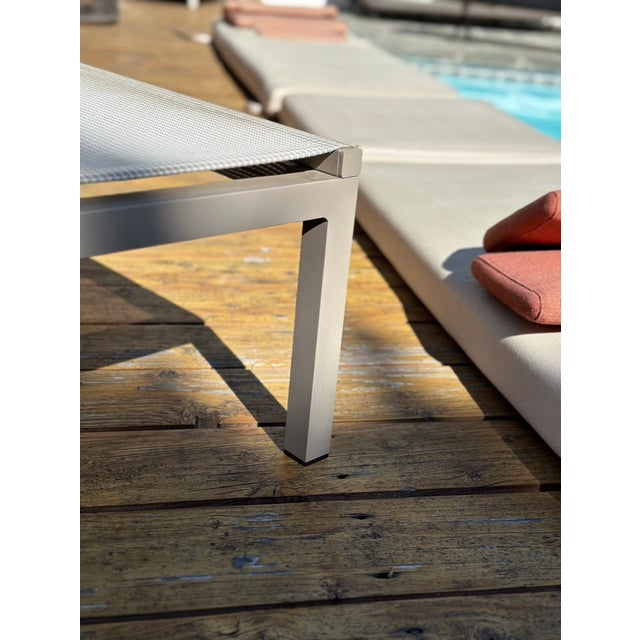 Kettal Outdoor Chaise Lounges & Side Tables, 6 Pieces | Chairish
