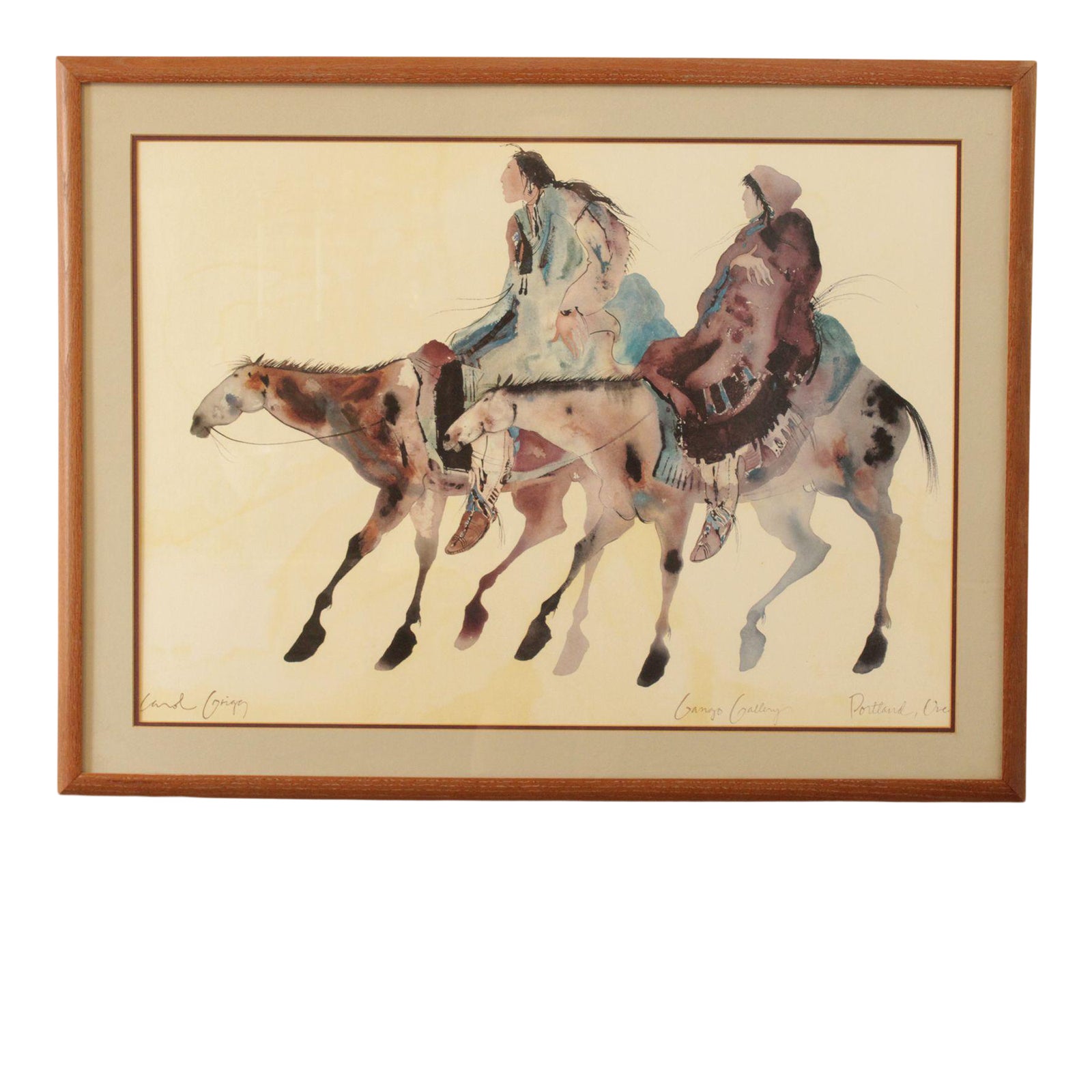 Carol Grigg, Native American Women Lithograph | Chairish