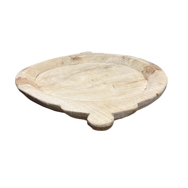 Vintage Wooden Parat Bowl | Chairish