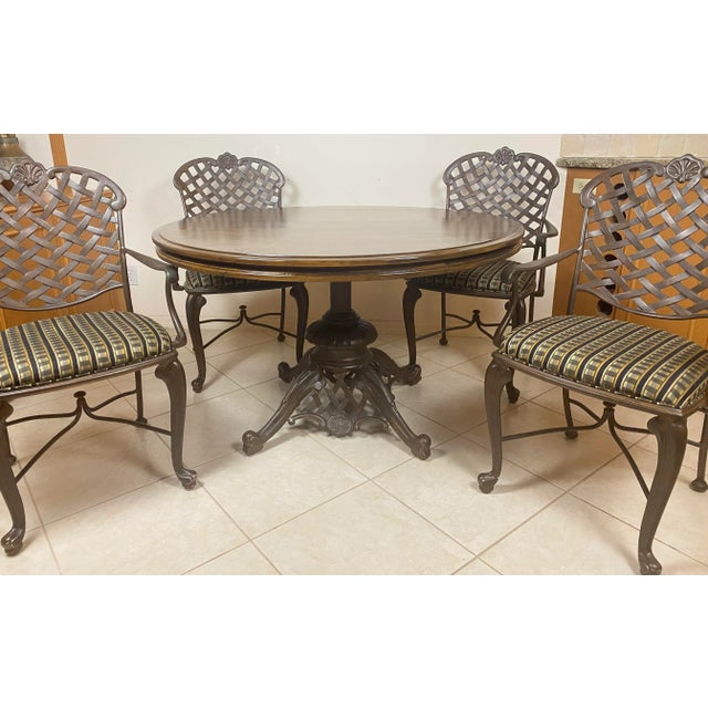 Late 20th Century Kessler Industries Hand-Crafted Solid Wood & Iron ...