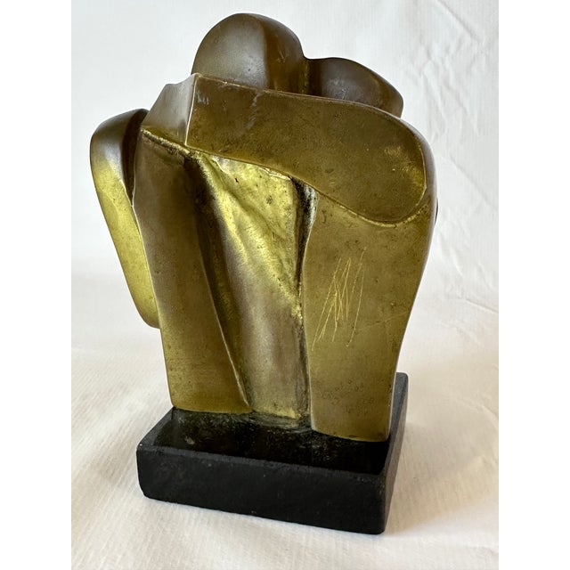 Graça Baião Brazilian Modern Bronze Sculpture of Two People Hugging ...