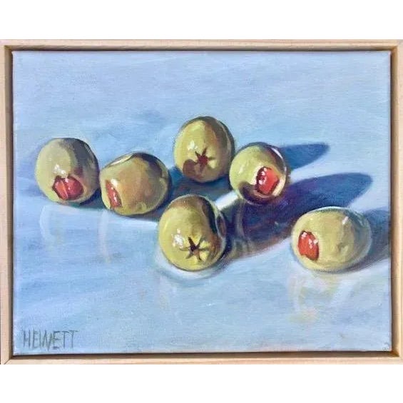 "Olive My Love" Original Realist Still Life Acrylic Painting, Framed ...