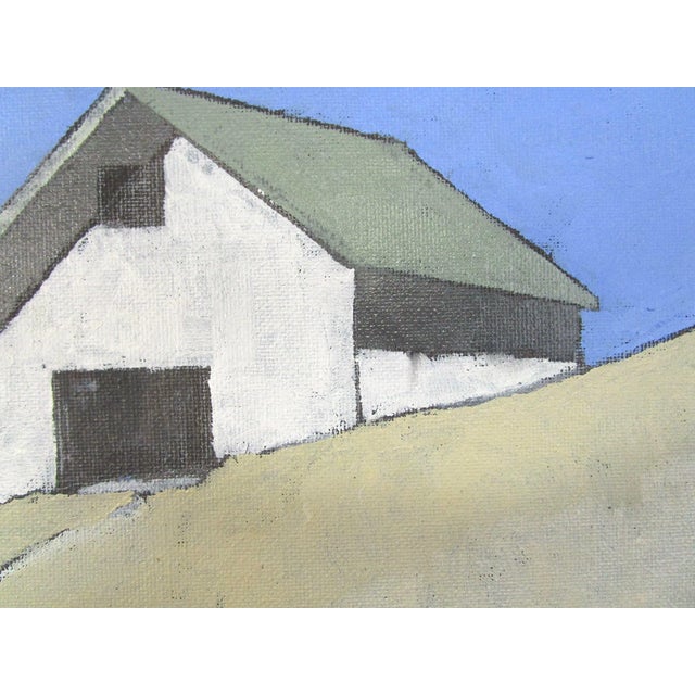 Sonoma White Barn Art Lynne French California Landscape Oil Painting ...