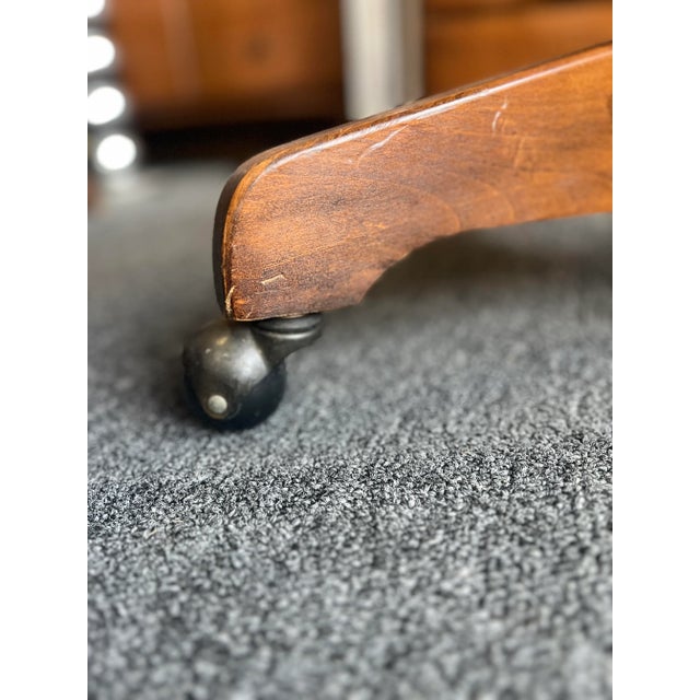 1930s Fiddleback Oak Desk Chair | Chairish