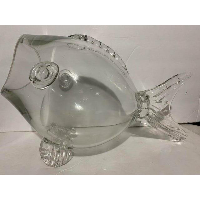 Mid 20th Century Modern Blenko Glass Fish Bowl | Chairish