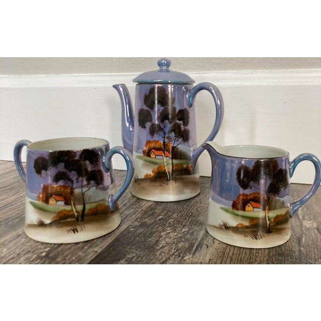 14 Piece Vintage Chikaramachi Handpainted Porcelain Demitasse Japanese ...