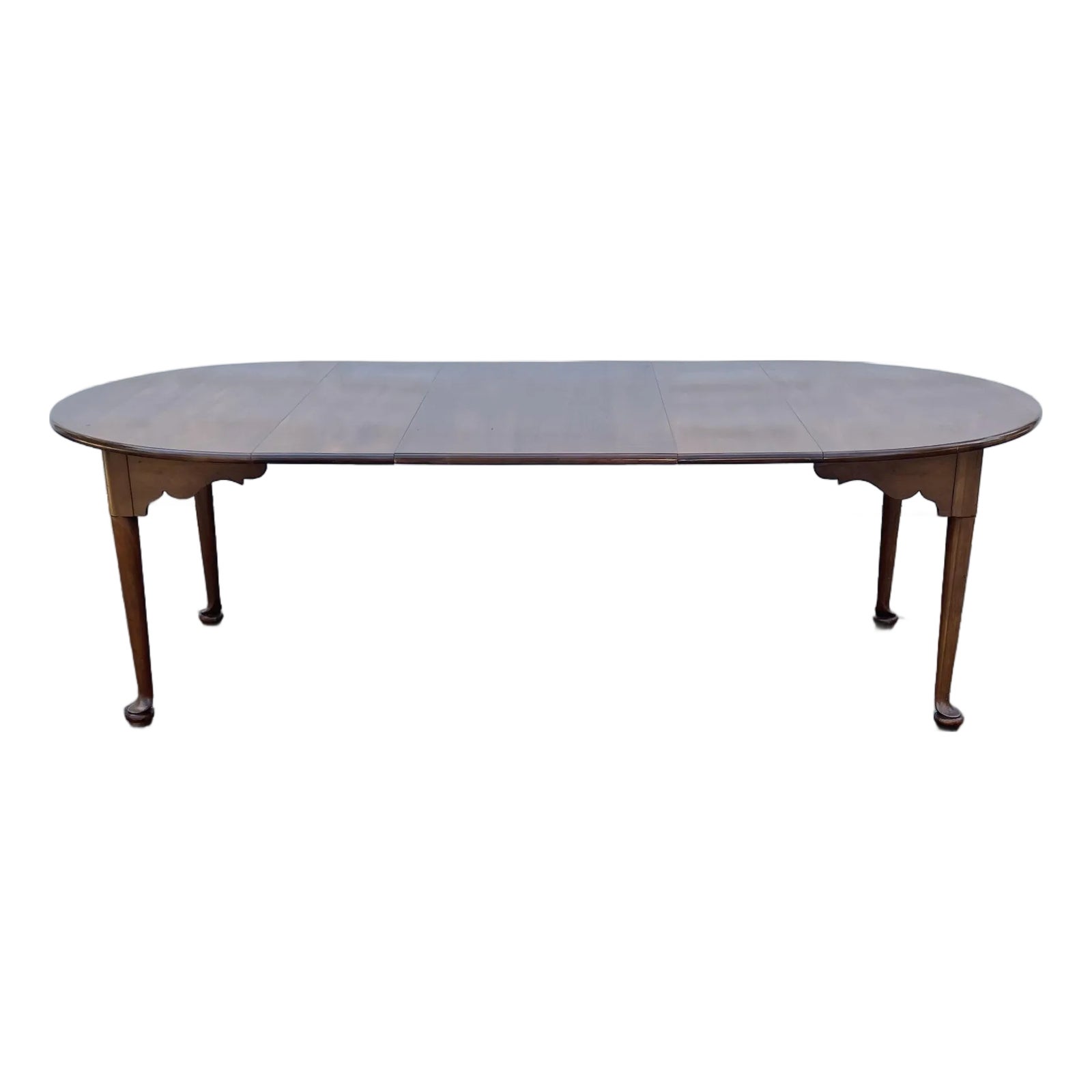 Vintage Statton Queen Anne Centennial Cherry Dining Table With # Leaves ...