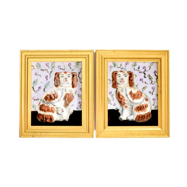 Crispin & Catherine the Red and White Staffordshire Dogs and Their Portraits by Susannah Carson ...