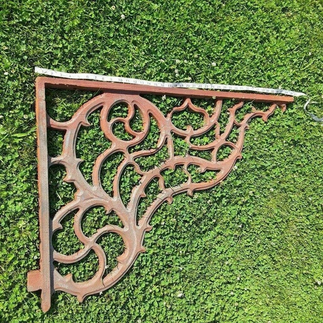 Huge Early 20th Century Cast Iron Structural Corbel Architectural ...
