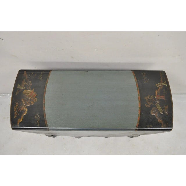 Early 20th Century Antique Chinoiserie Lacquered Chinese Gate Leg Drop ...