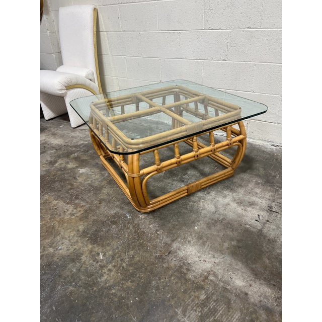 Vintage Ficks Reed Coffee Table - Sale | Chairish