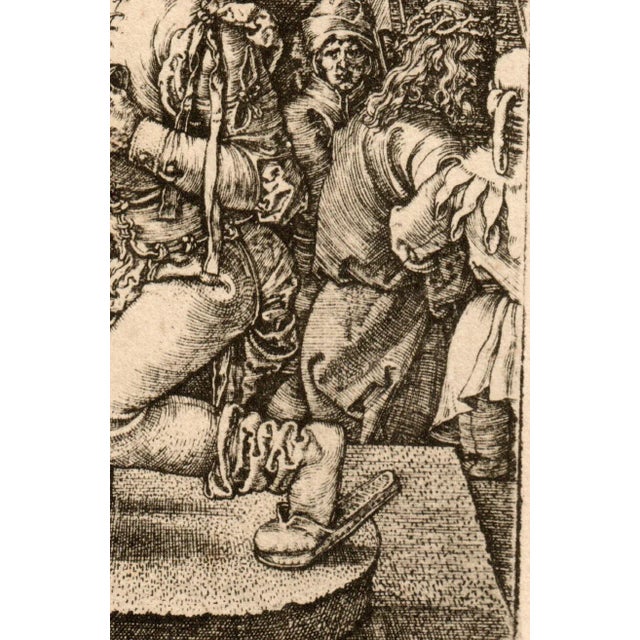 Albrecht Durer Pilate Washing His Hands Engraving 1512 | Chairish