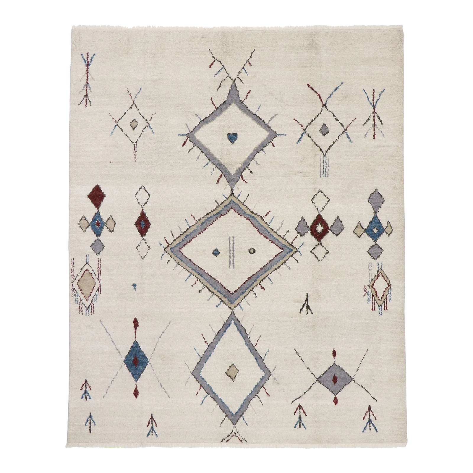 Moroccan Ski Chalet Rug - 07'10 X 09'08 | Chairish