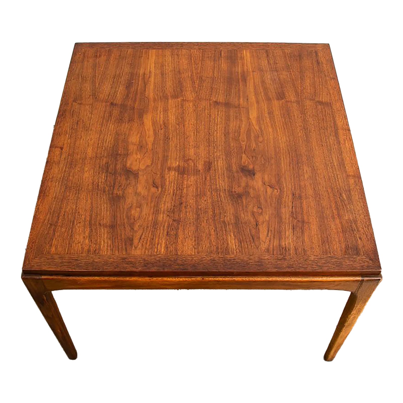 1960s Vintage Mid Century Modern End Table Lane Walnut Square Mid ...