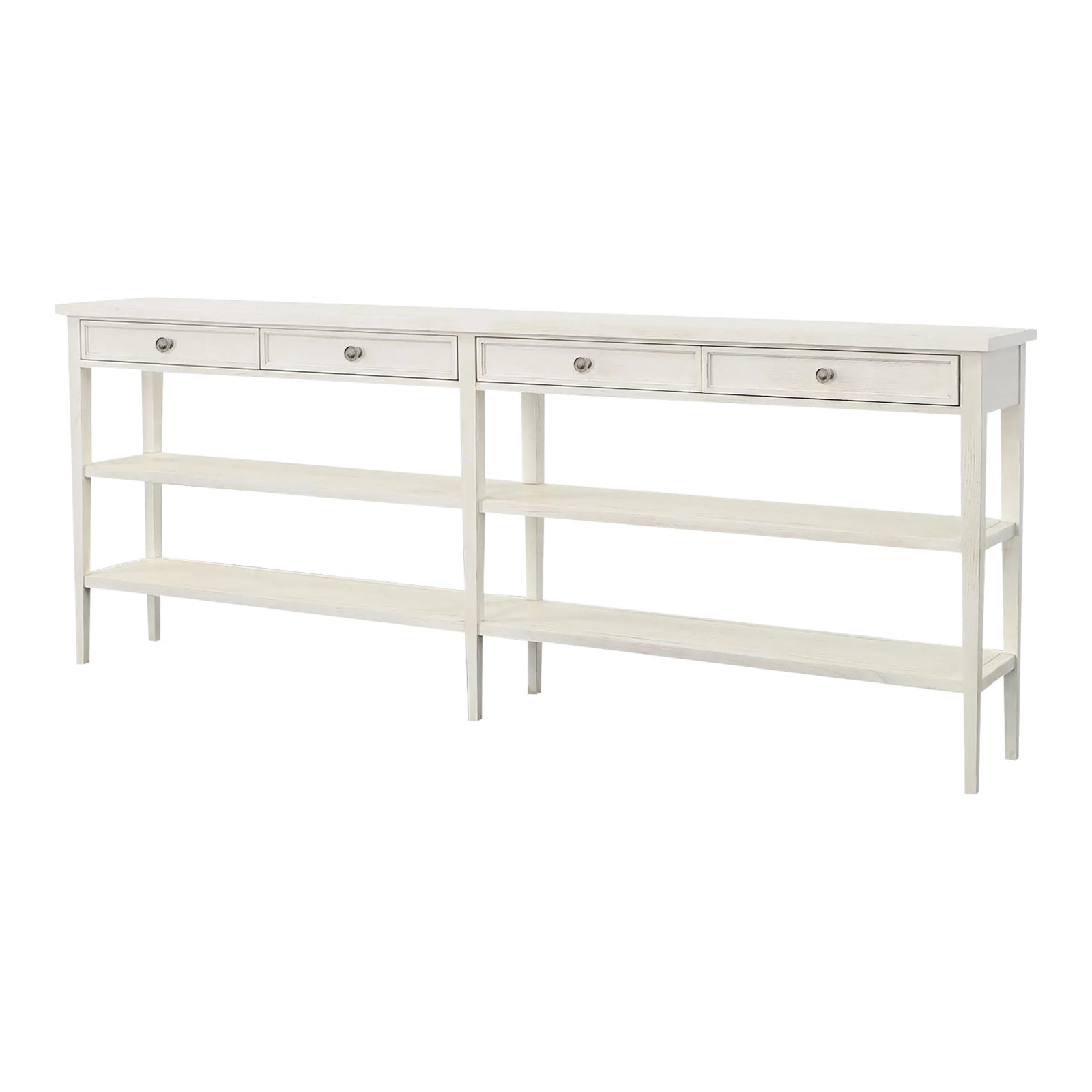 Delaney Off-White finish Console | Chairish