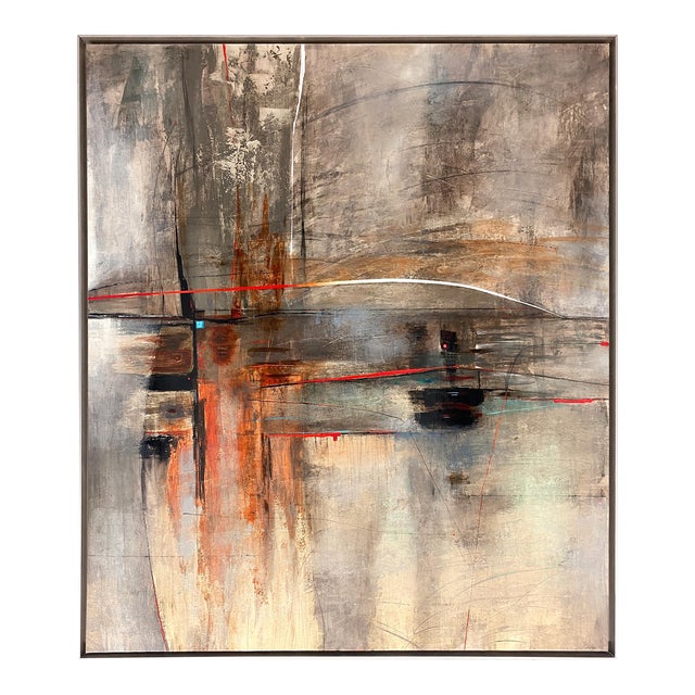 Mid 20th Century Modern Abstract Painting by Santiago | Chairish