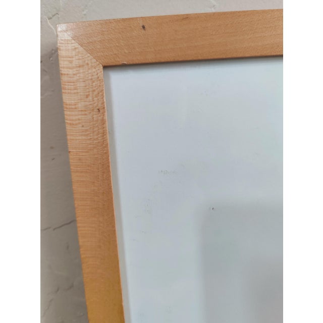 1995 Original Abstract Painting Signed Nancy Tokar Miller, Framed ...