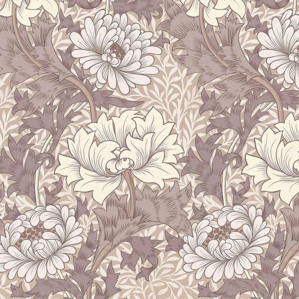 CHRYSANTHEMUM MAGNA Wallpaper - Astrantia | Chairish