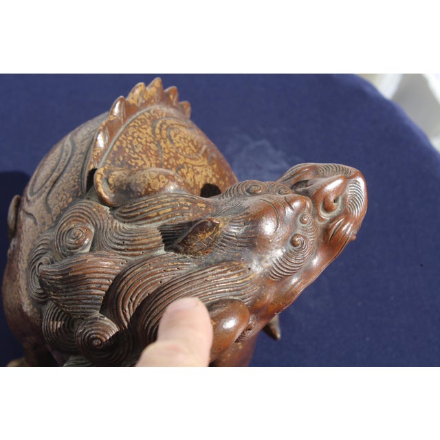 Japanese Foo Dragon Figure | Chairish